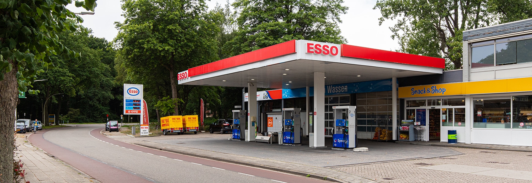 Esso Epe: Tanken | Wassen | Shoppen | Gasflessen | 5 min. vanaf de A50